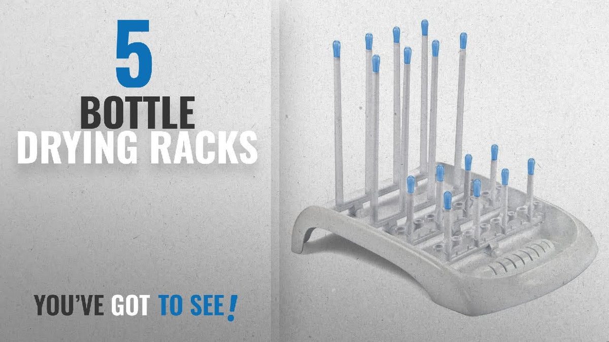 Top 10 Bottle Drying Racks [2018]: Munchkin Deluxe Bottle Drying Rack ...
