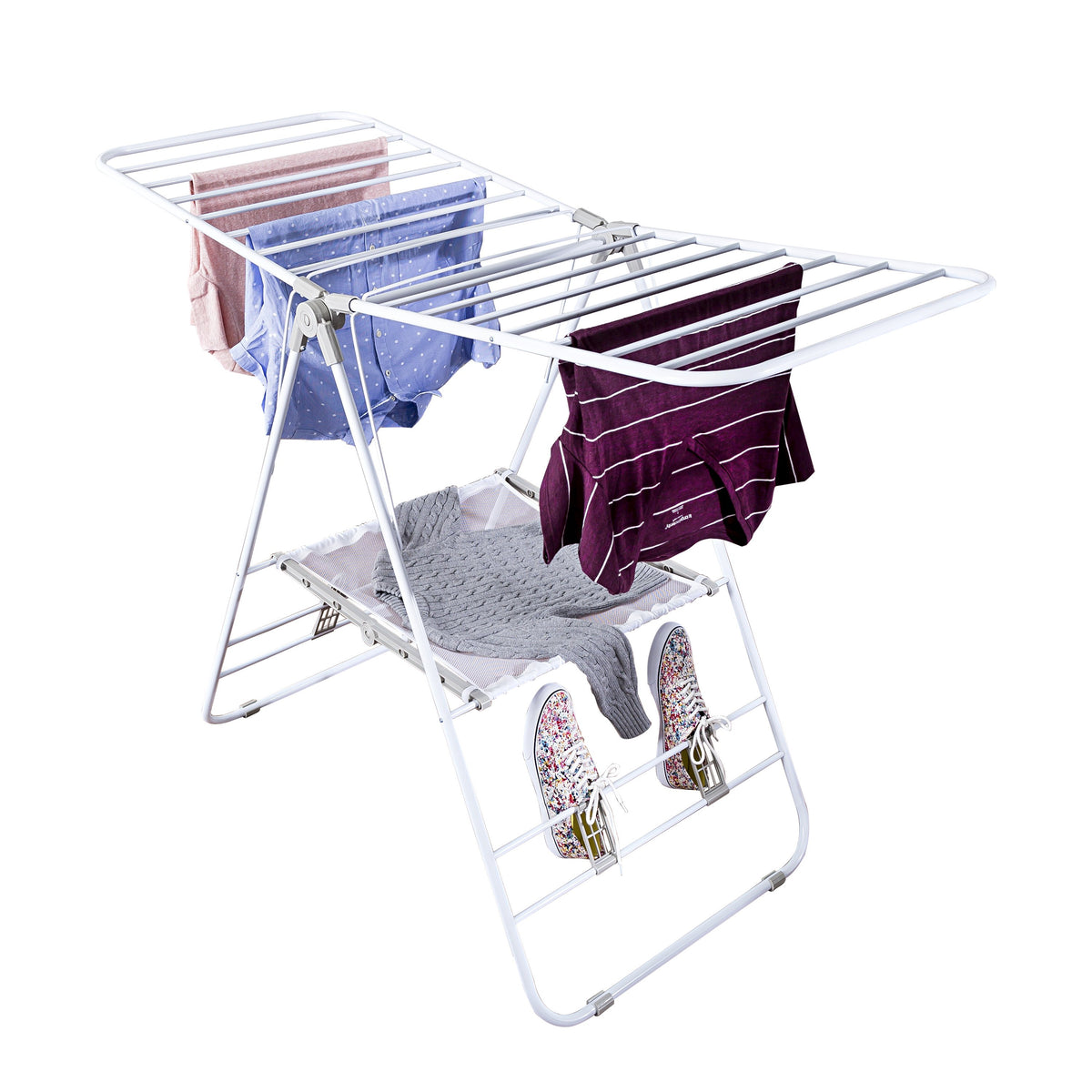 Heavy-Duty Gullwing Clothes Drying Rack – Mobivycom