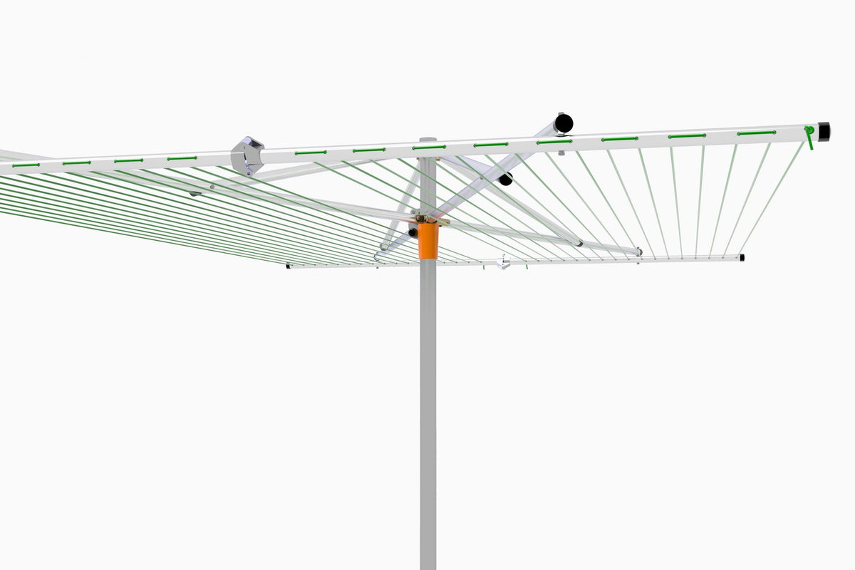 Clothes Drying Rack Parallel 272 ft capacity - 360 spin view – Mobivycom